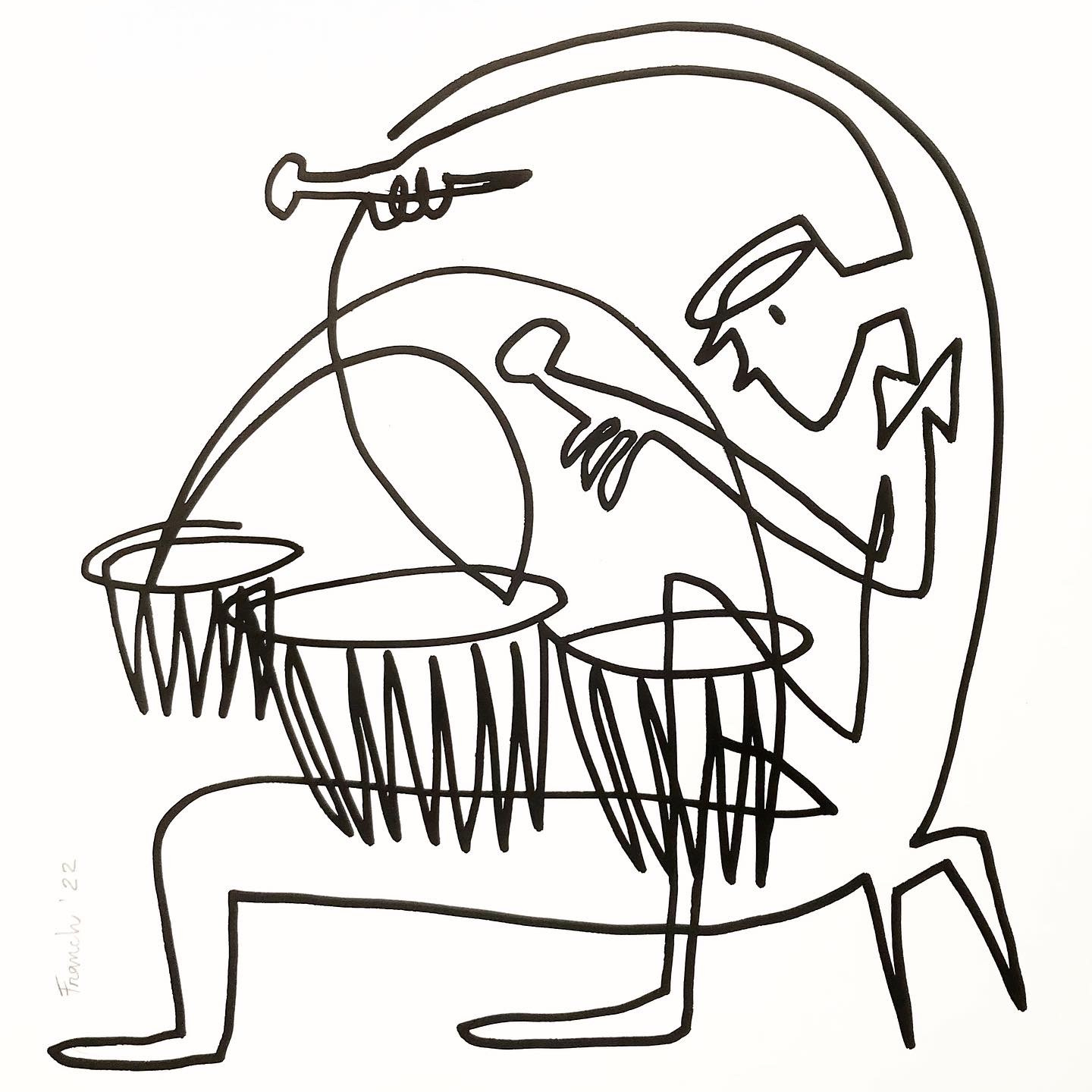 Continuous line drawings – laura franch art