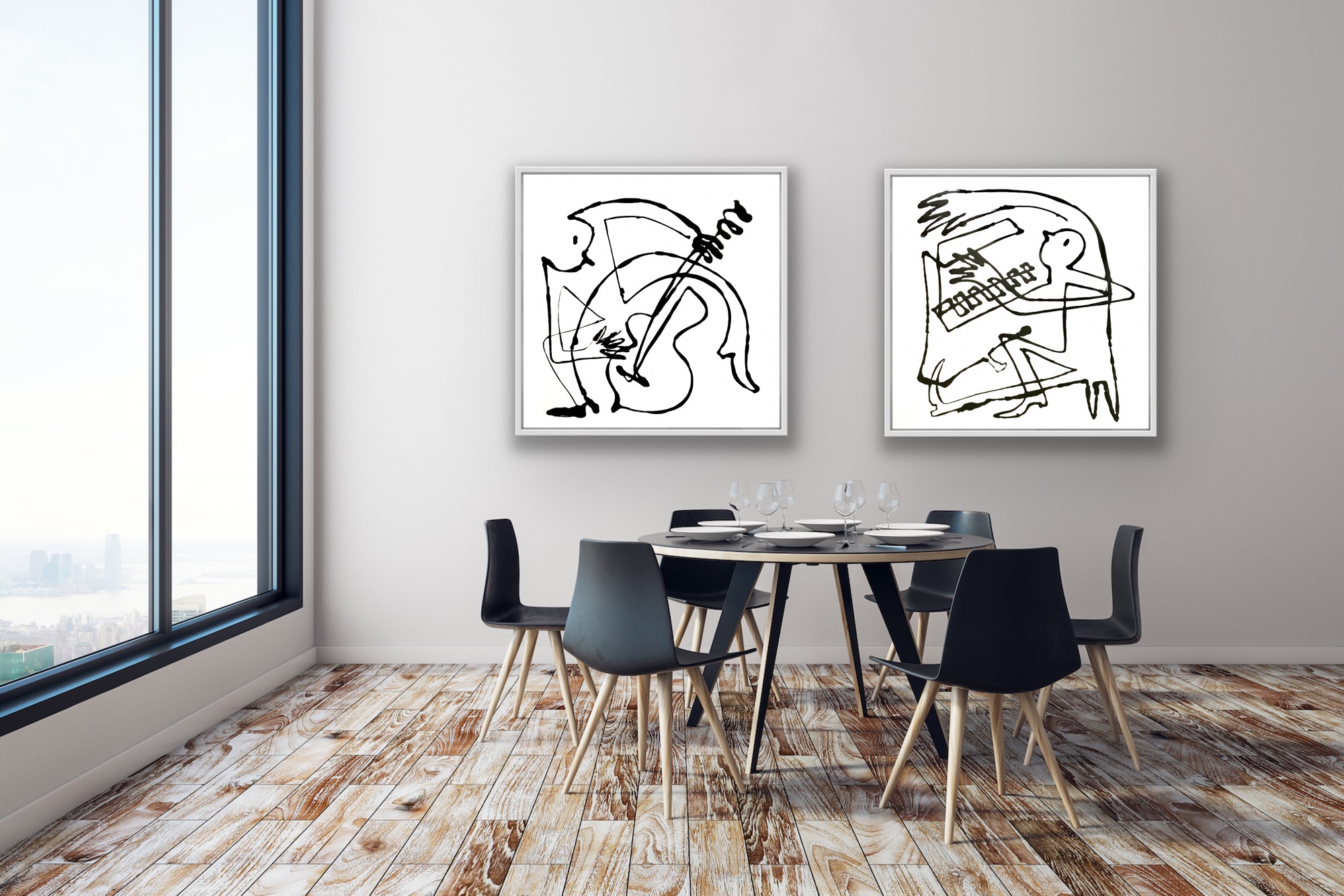 Continuous line drawings – laura franch art