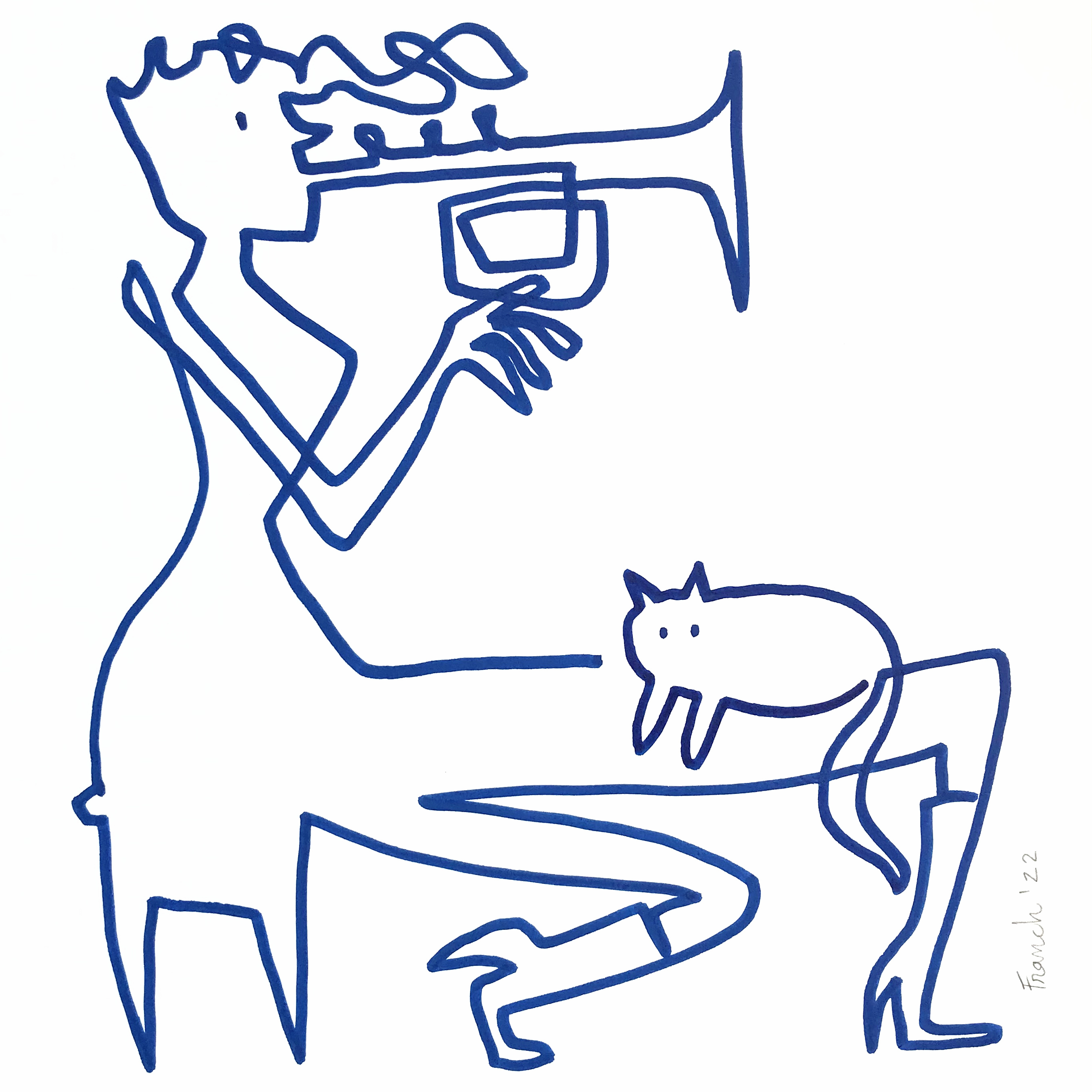 Continuous line drawings – laura franch art