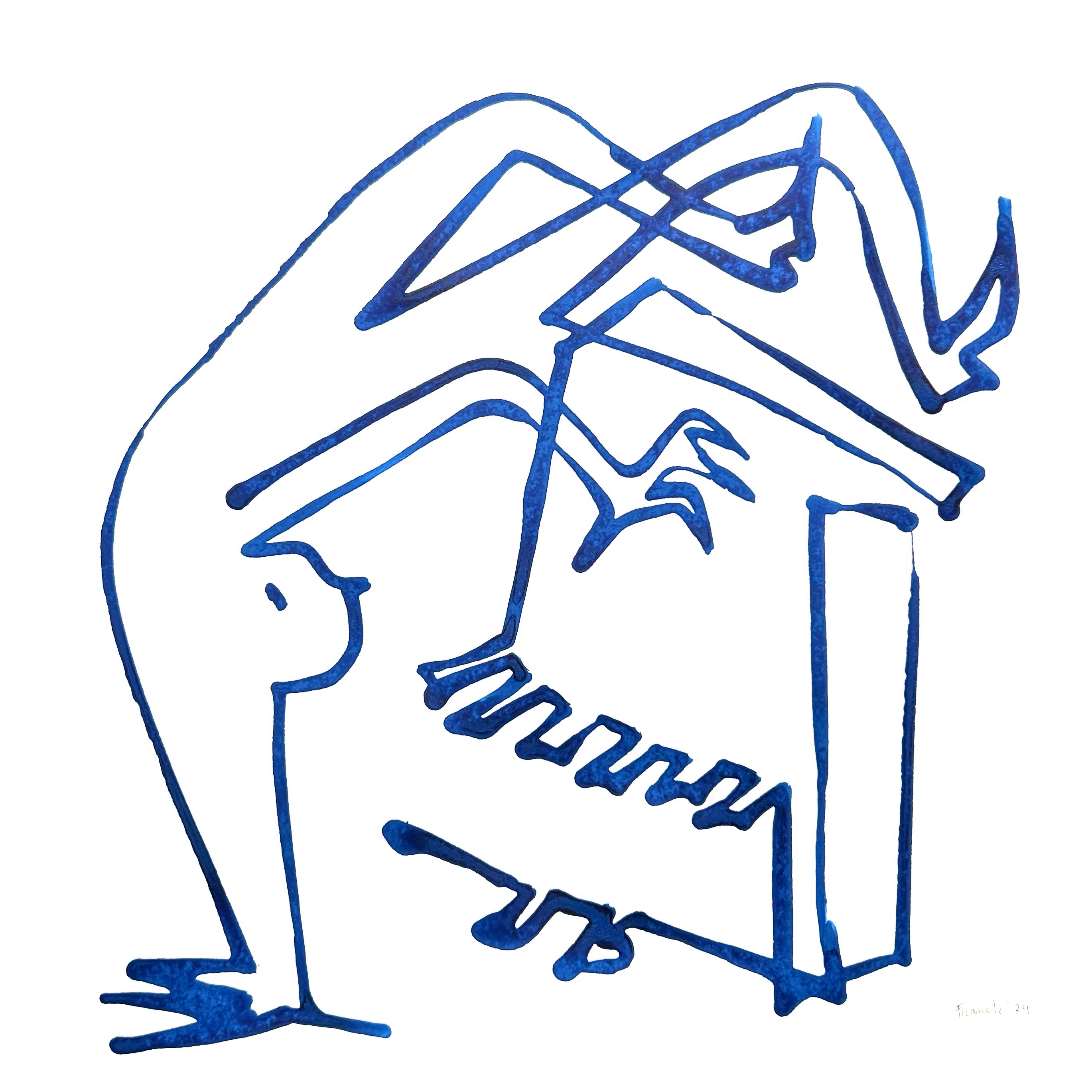 Continuous line drawings – laura franch art